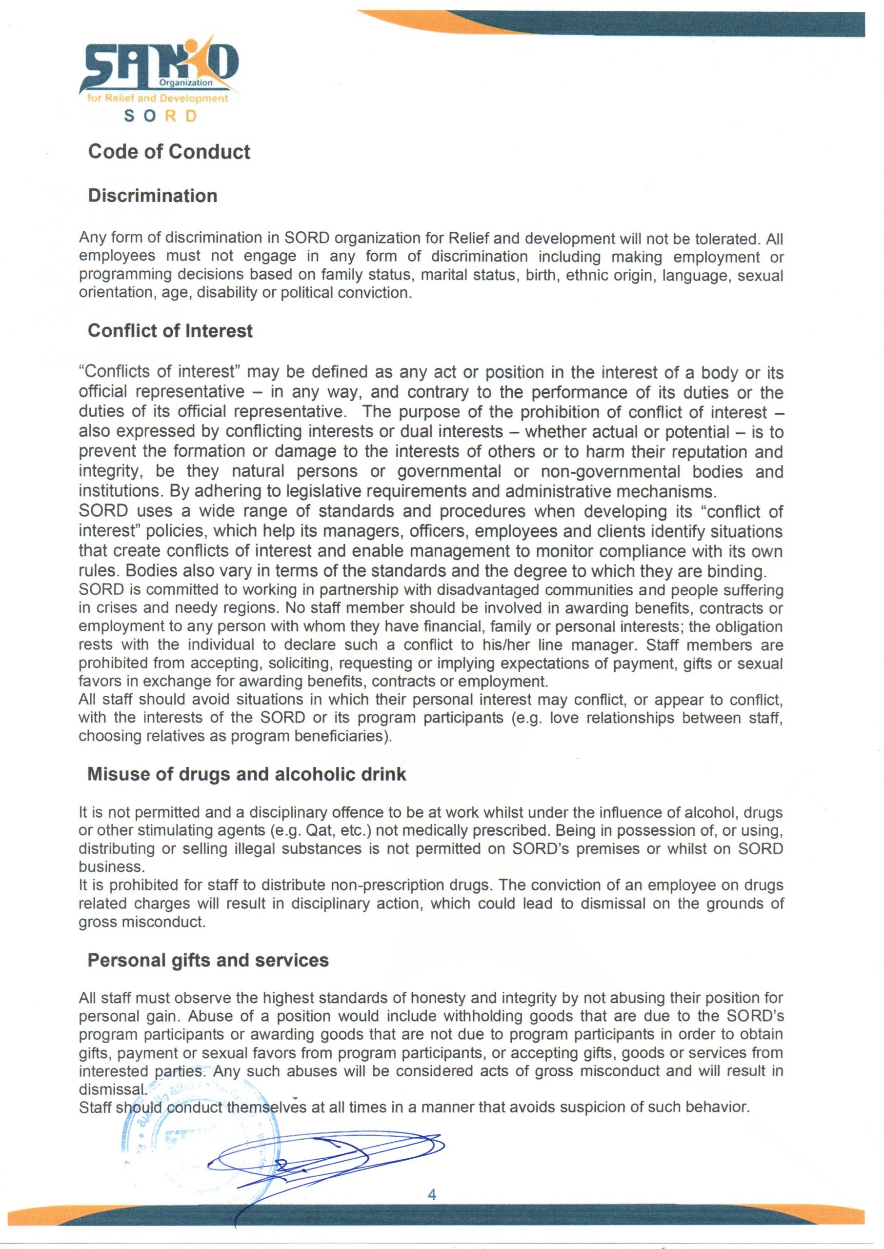 Regulations – Sanid Organization